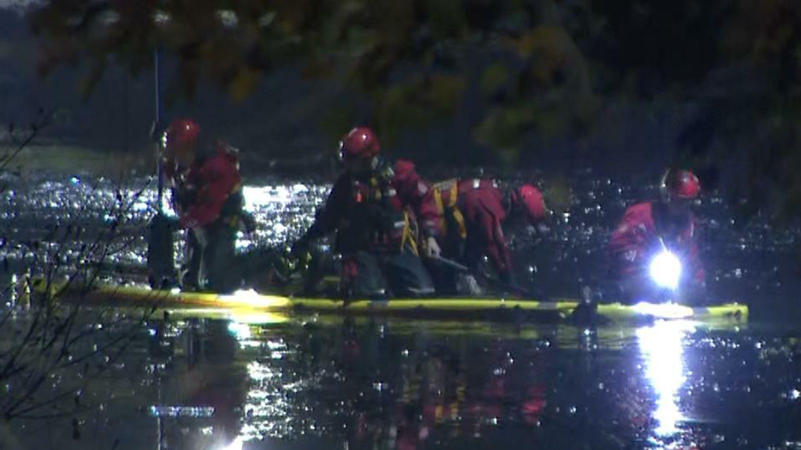 Solihull: Major rescue operation under way as children fall through ice ...