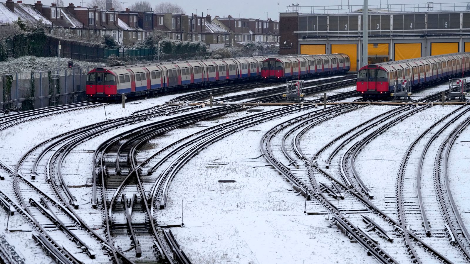 'Significant' disruption as rail strikes begin and freezing weather ...