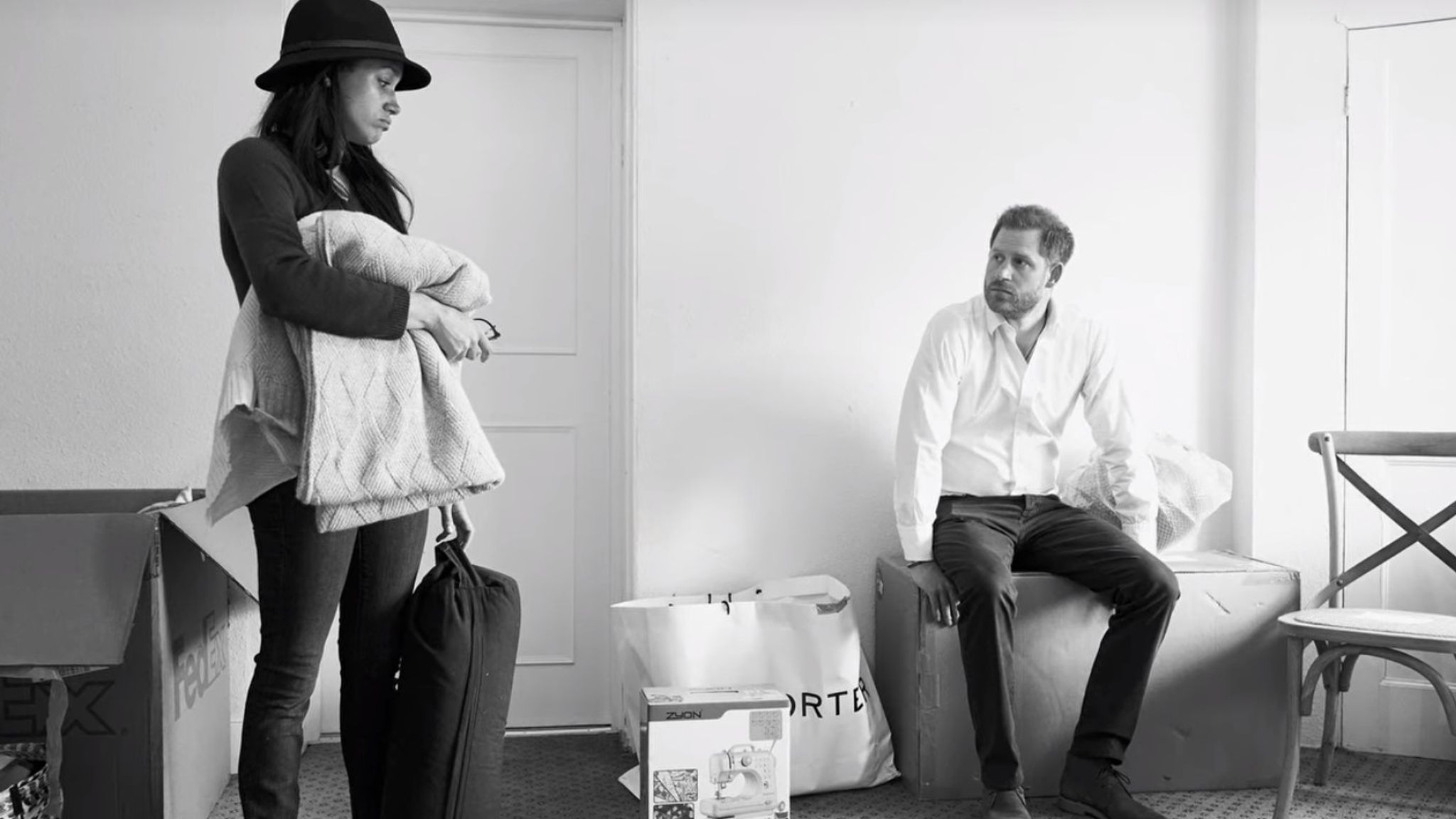 Harry and Meghan Netflix documentary: Duke blames media for Meghan's ...