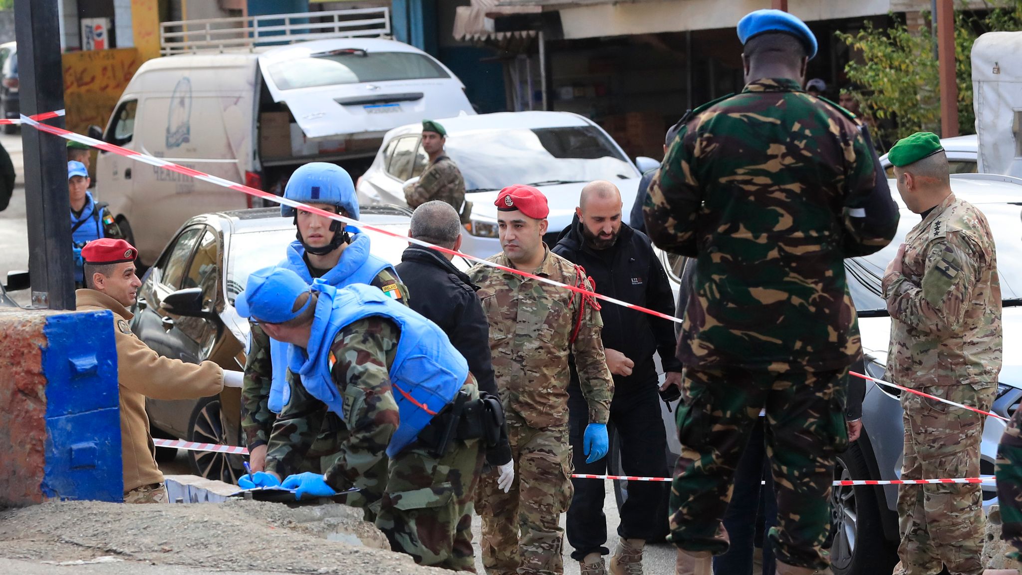 Irish soldier Private Sean Rooney dies after UN convoy attacked in Lebanon | World News | Sky News