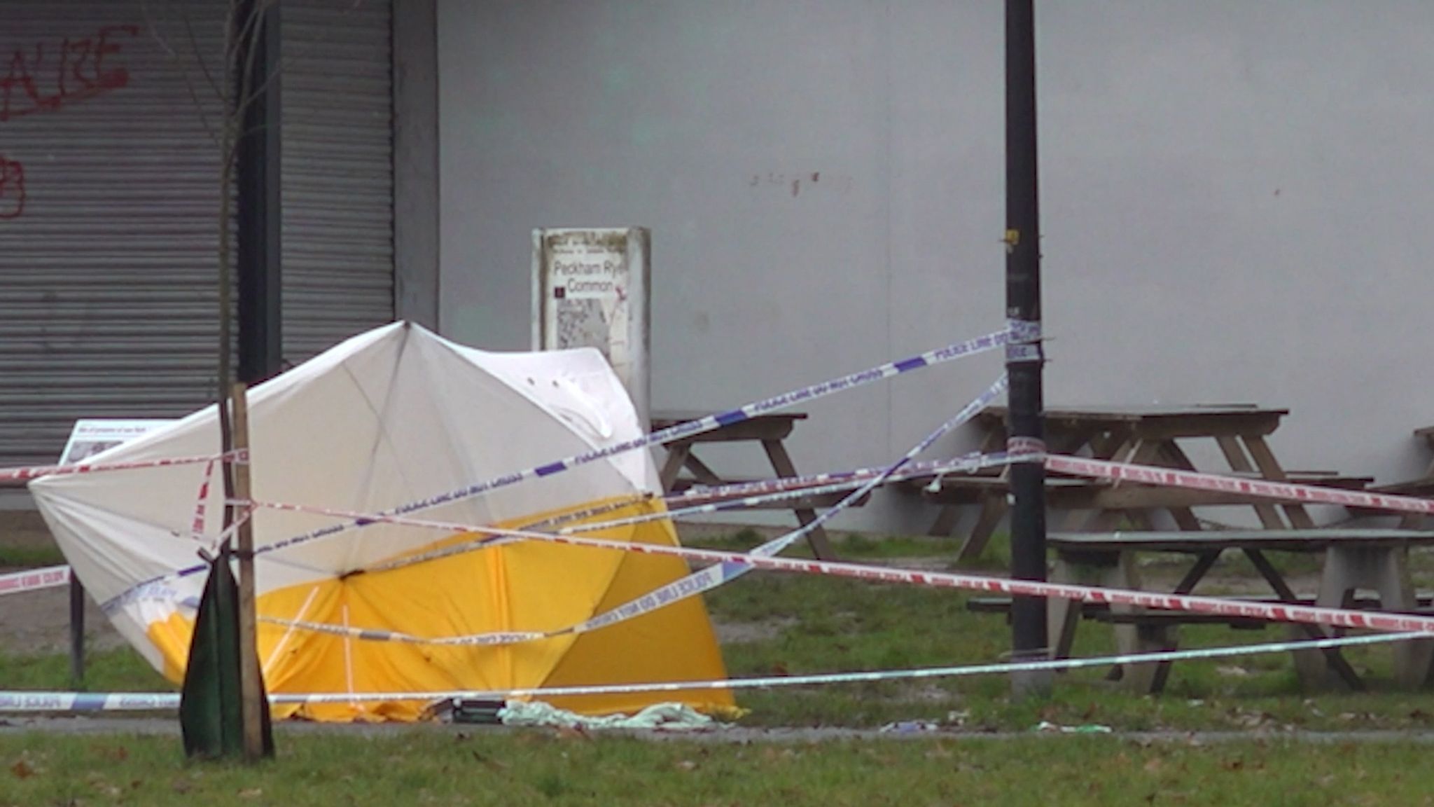 Man, 29, stabbed to death in London park | UK News | Sky News