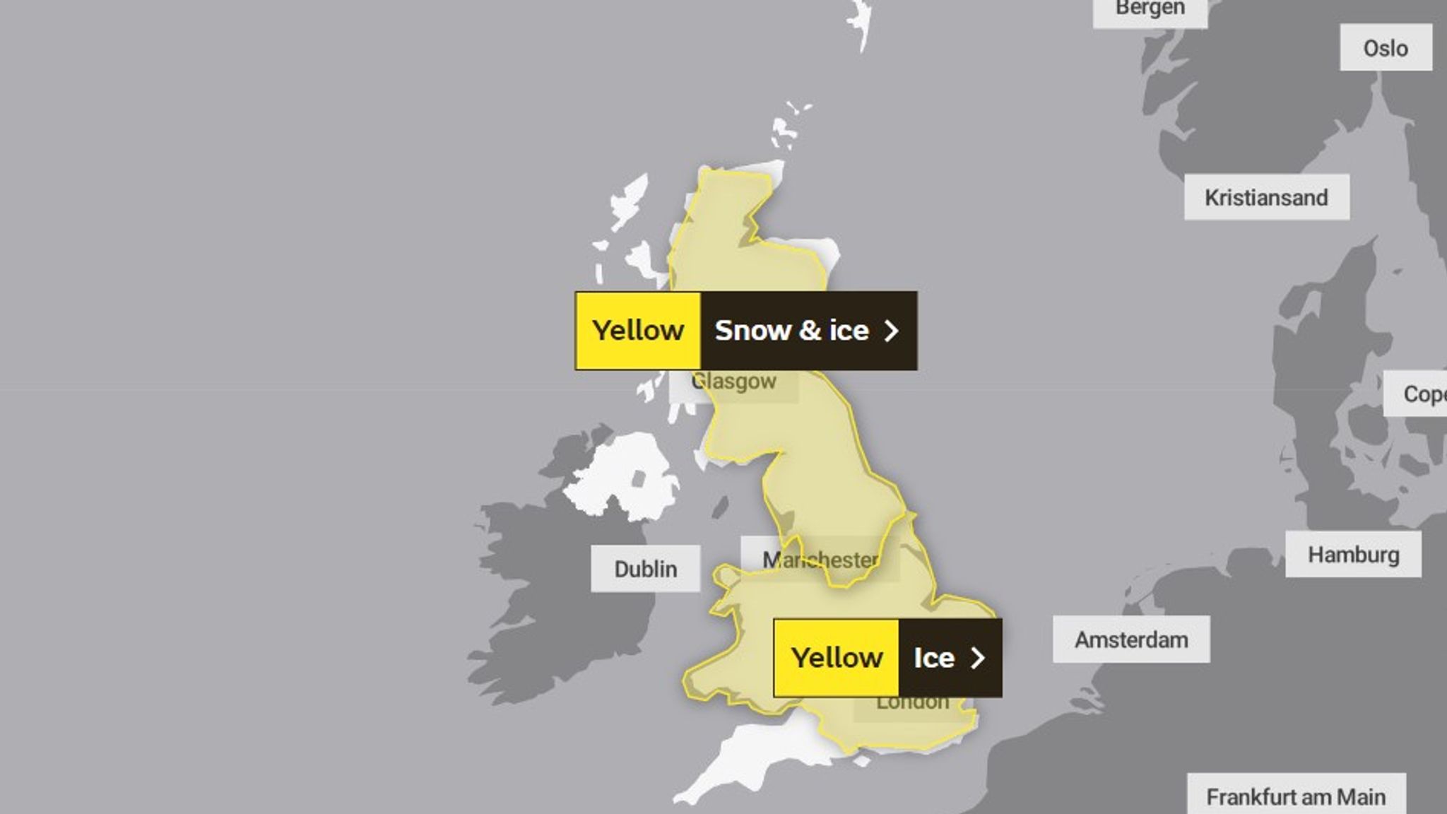 UK weather: More warnings of severe cold, ice and snow before blizzards sweep in | UK News | Sky ...