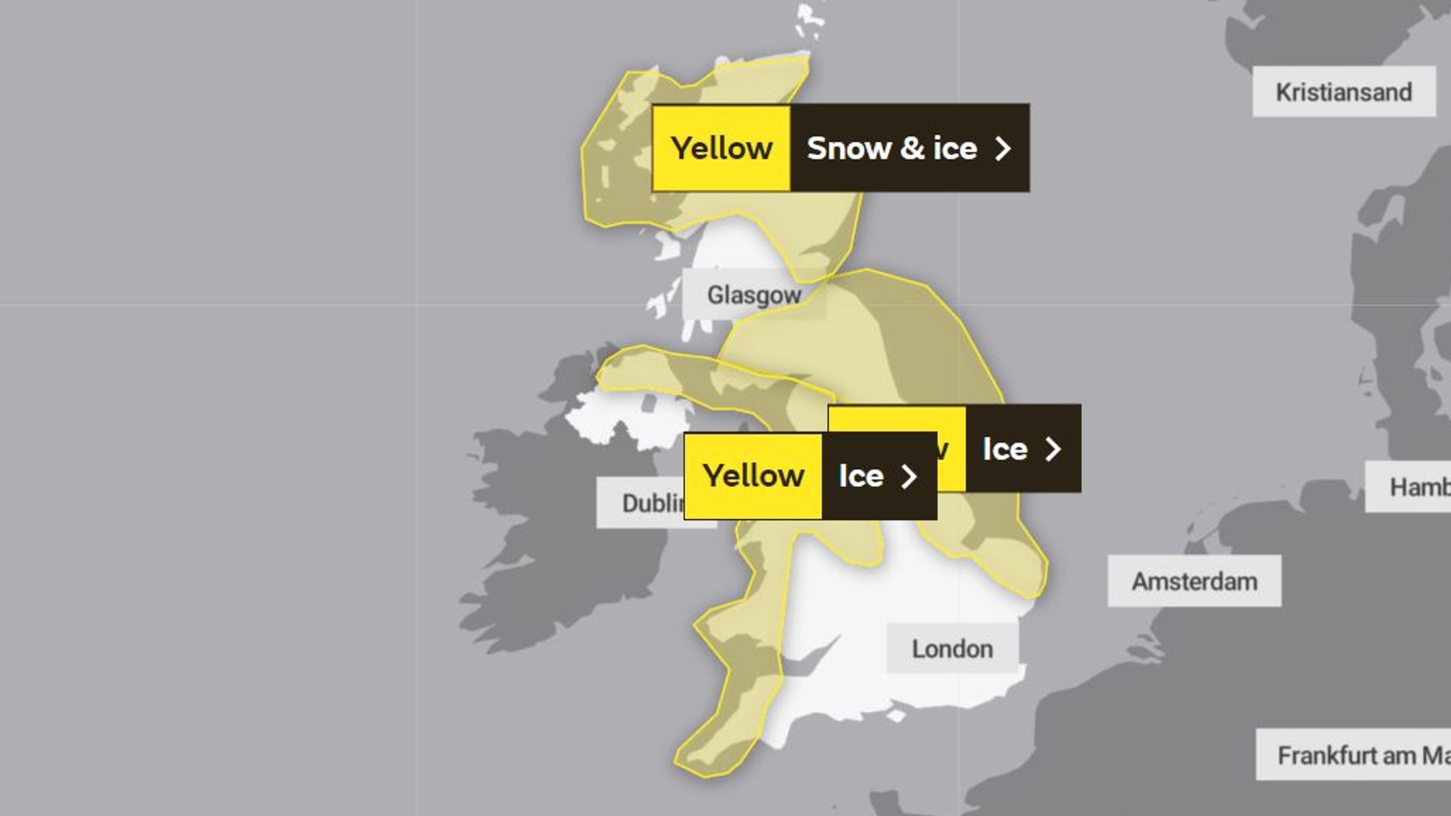 UK weather: Cold weather payments triggered amid Arctic blast | UK News ...