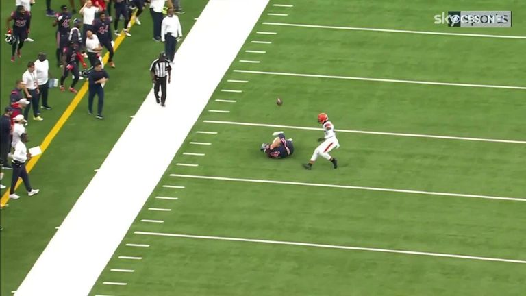 John Johnson makes brilliant toe-tap INT after wild ricochet! | Video ...