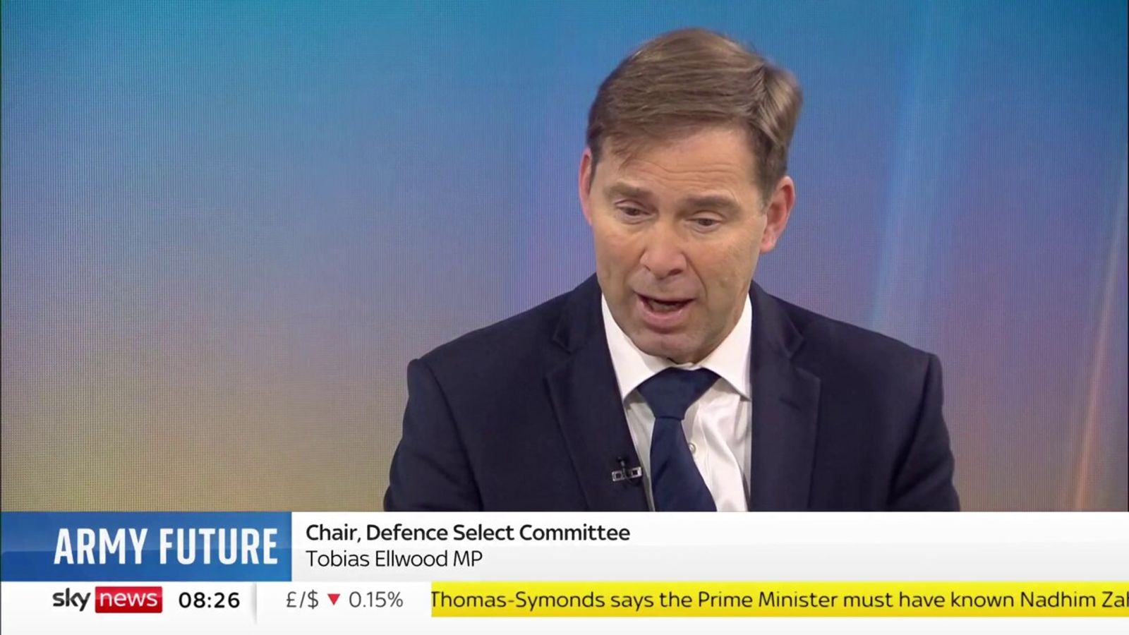 Tobias Ellwood The Army Is In A Dire State Says Defence Select