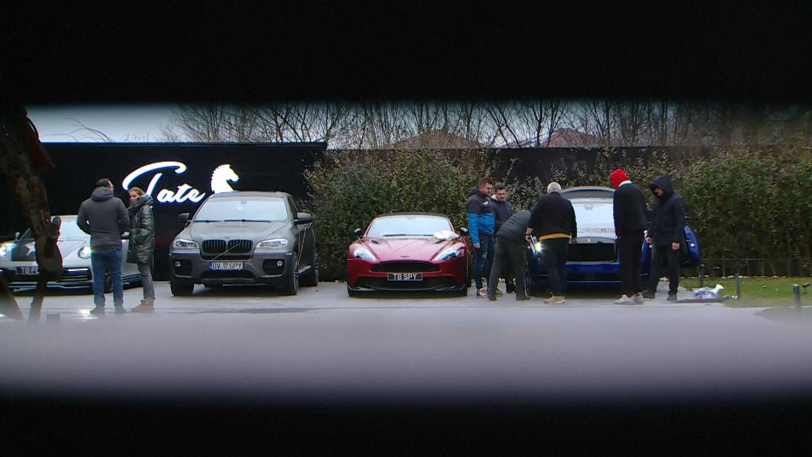 Andrew Tate's luxury cars confiscated from villa in Romania | World ...