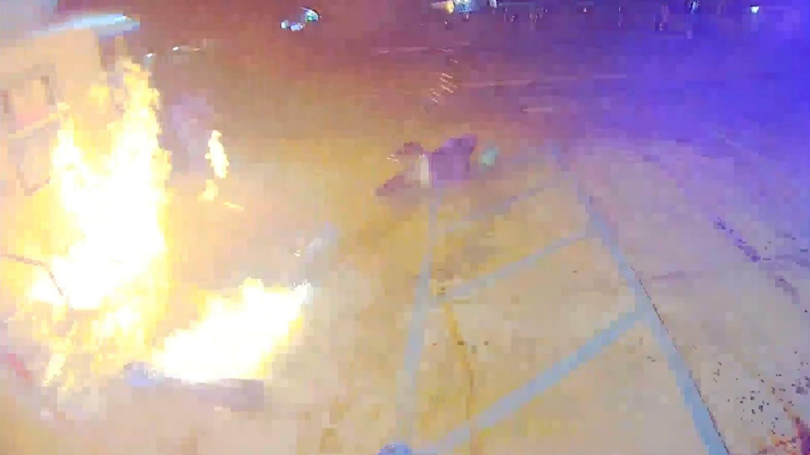 California: Two suspects set themselves on fire after arson attack | US ...