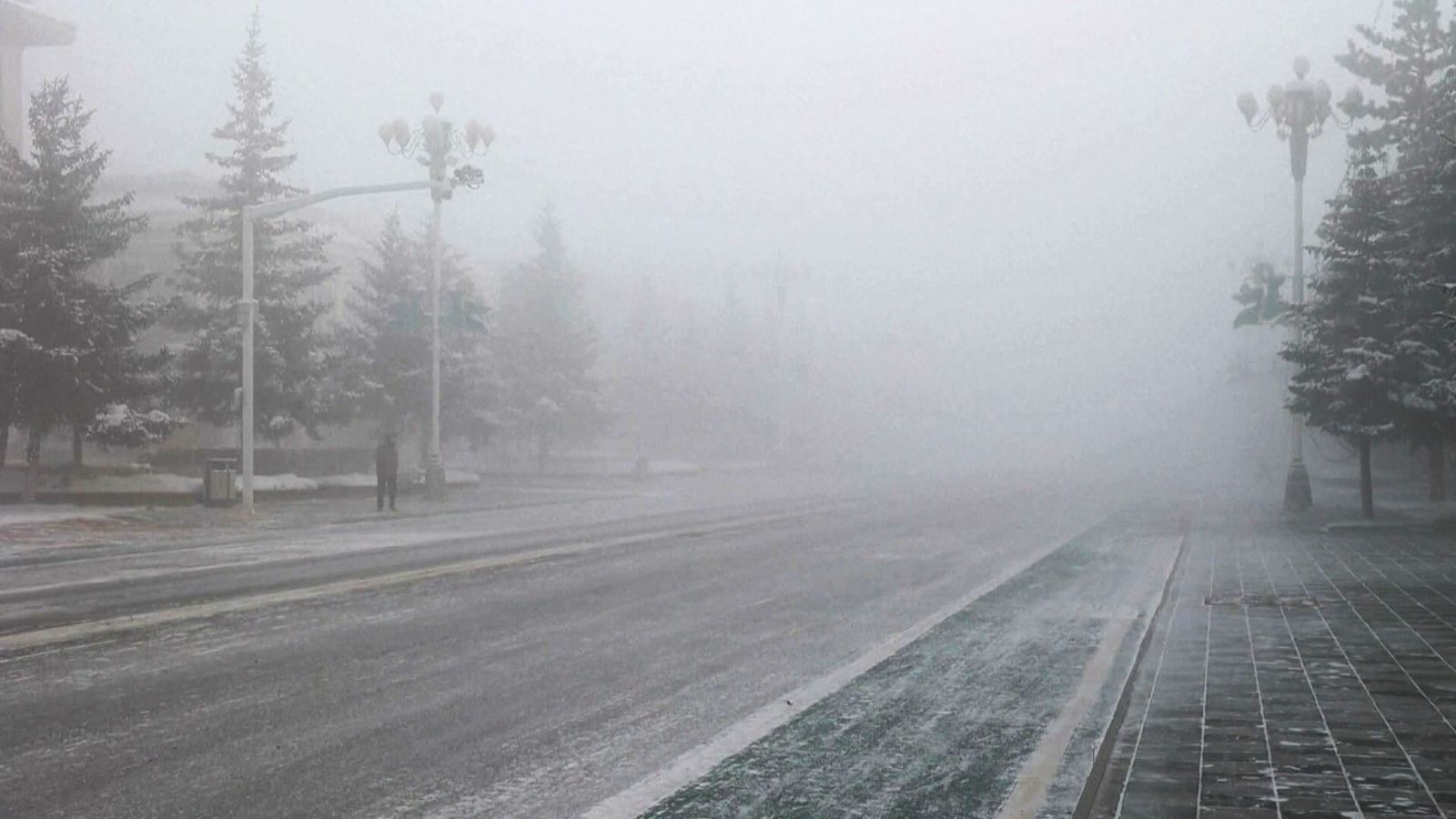 China's extreme weather in pictures as temperature drops to a record ...