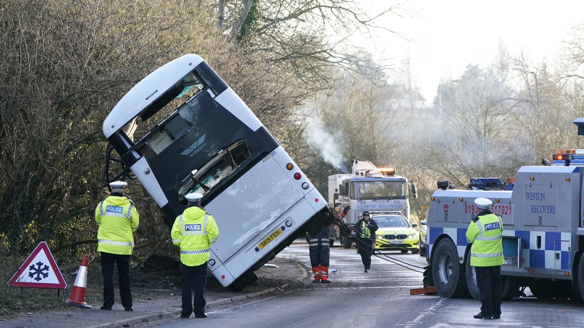 Bridgwater bus crash: 'Small number' of victims needed surgery after double-decker overturned in ...
