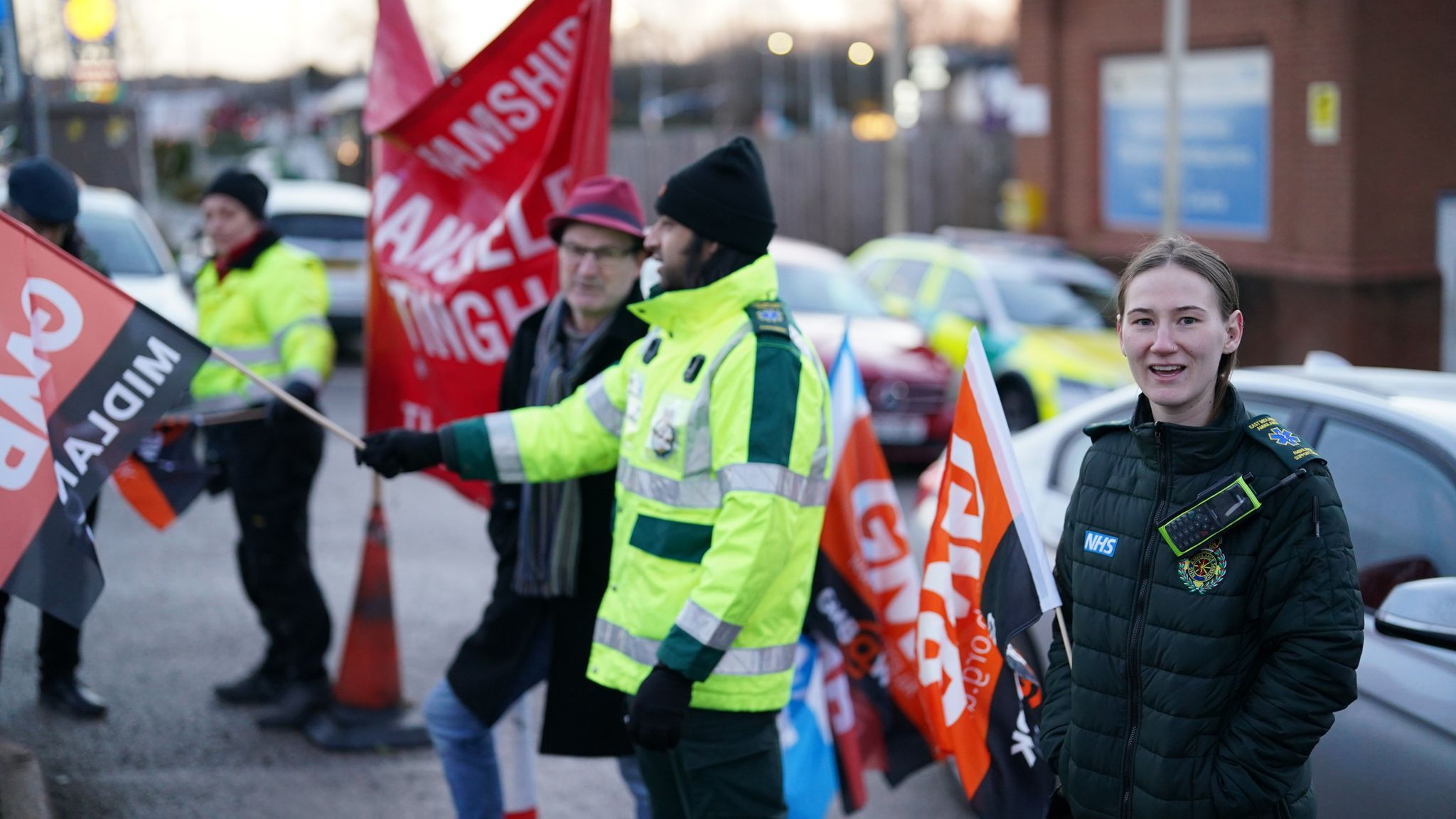GMB union to consider up to six more ambulance strike dates after ...