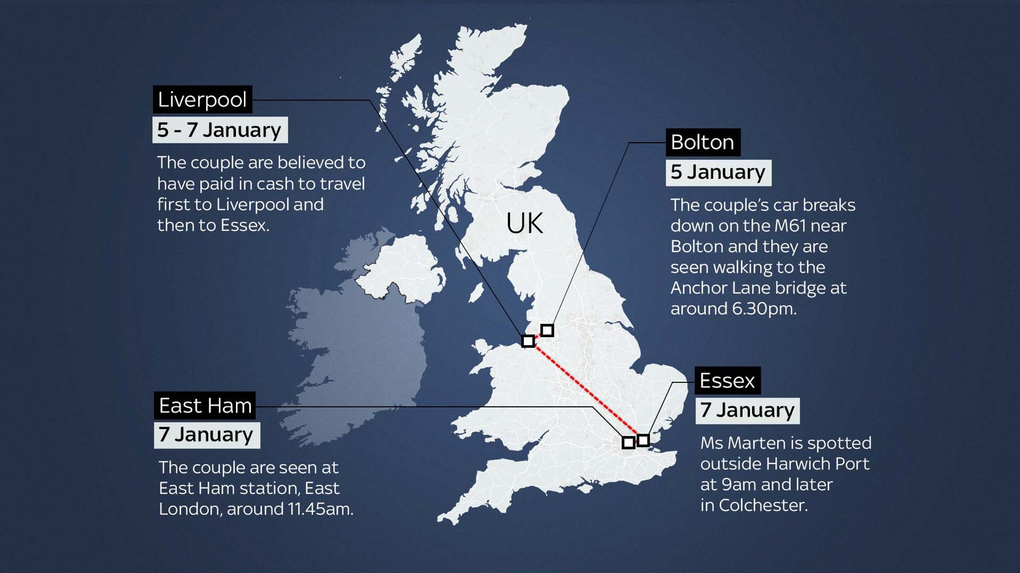 Father who went missing with partner and newborn baby is convicted sex offender | UK News | Sky News