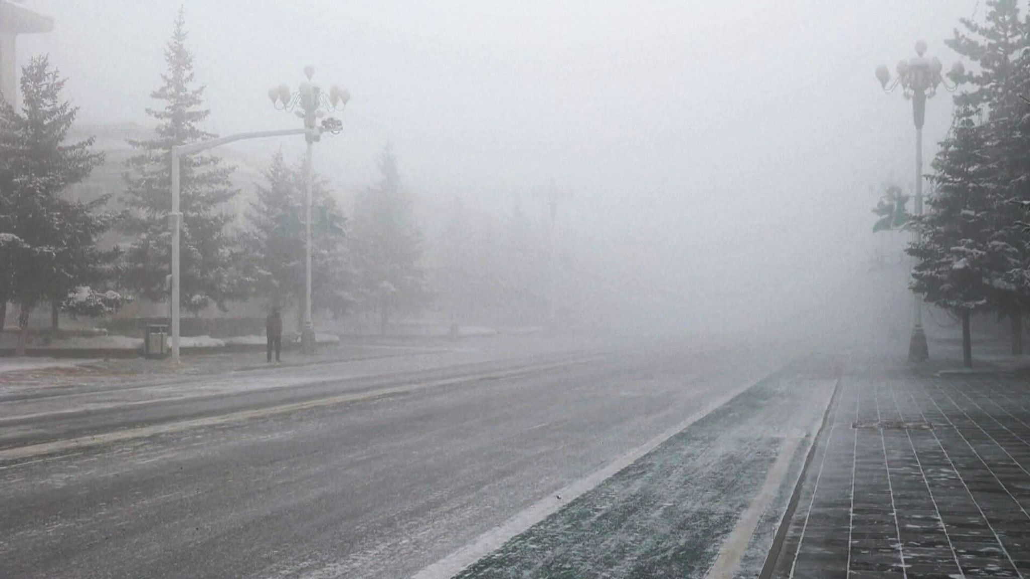 China's extreme weather in pictures as temperature drops to a record ...