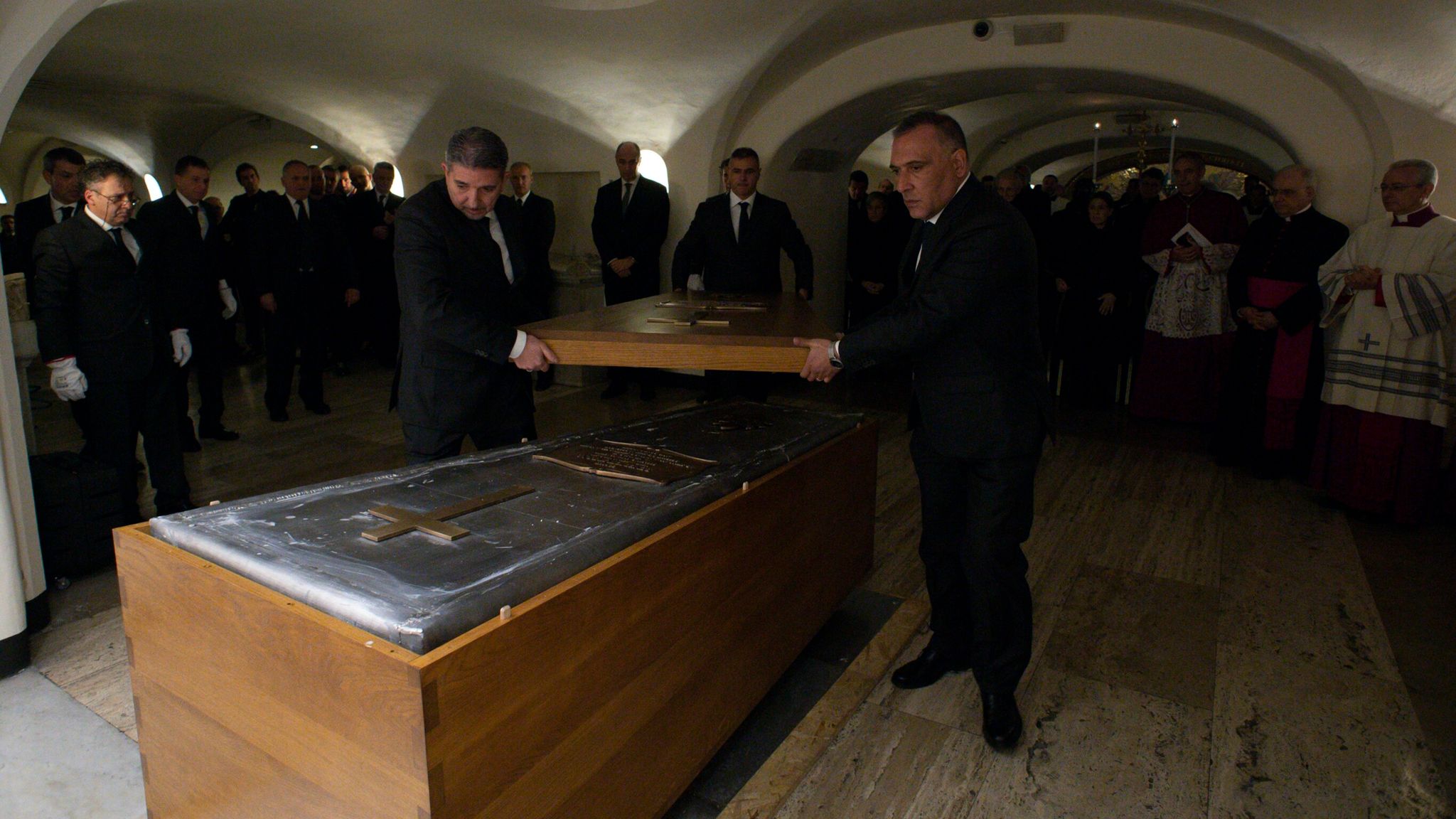 Pope Benedict's historic funeral takes place at Vatican led by Pope ...