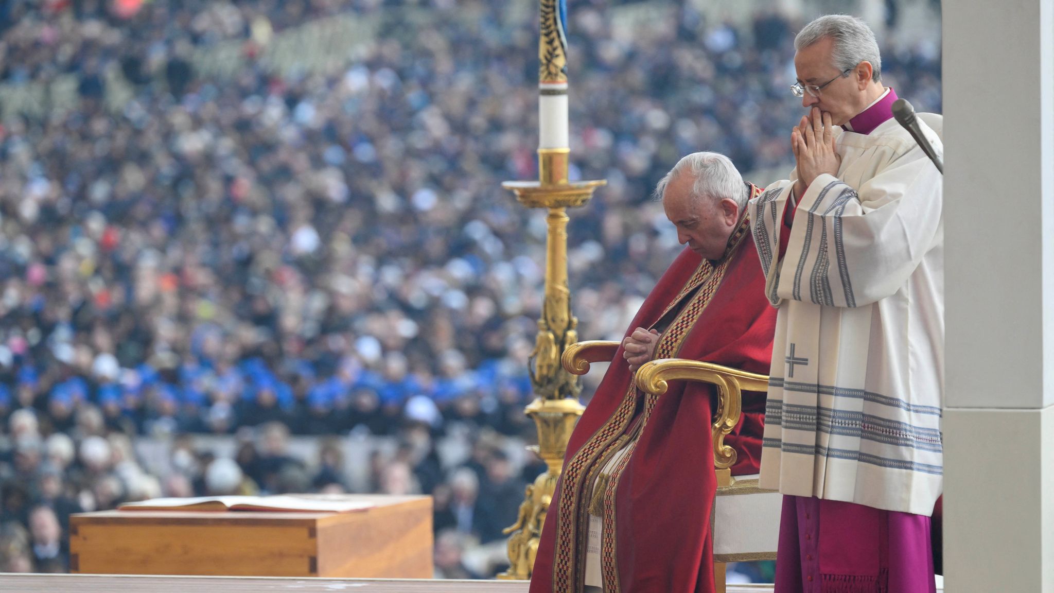 Pope Benedict's historic funeral takes place at Vatican led by Pope ... Pope Benedict's historic funeral takes place at Vatican led by Pope ...