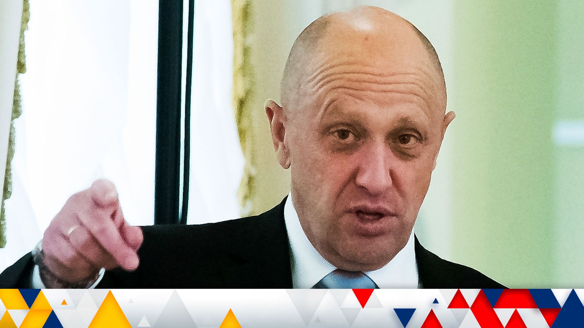 Wagner Group leader Yevgeny Prigozhin appears to laugh off claims of ...