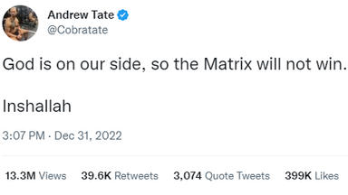 Andrew Tate's Twitter account used to protest his innocence after human ...