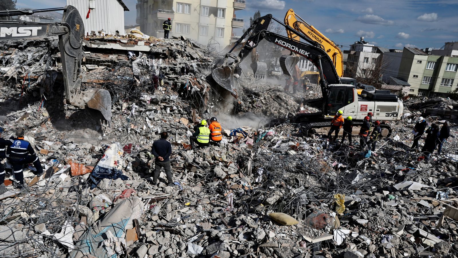 Five killed after flooding in earthquake-hit regions in Turkey | World ...