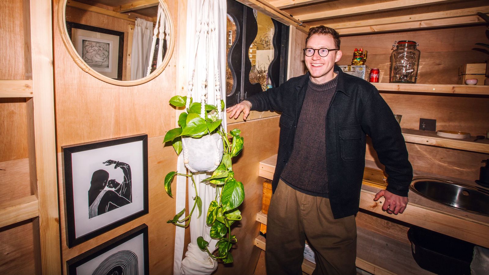 Meet the artist living in a skip to make 'statement' about London's ...