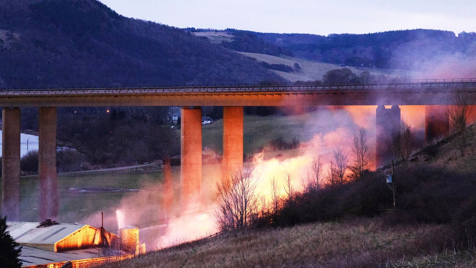 Man dead and another injured after explosion and fire at Shore ...