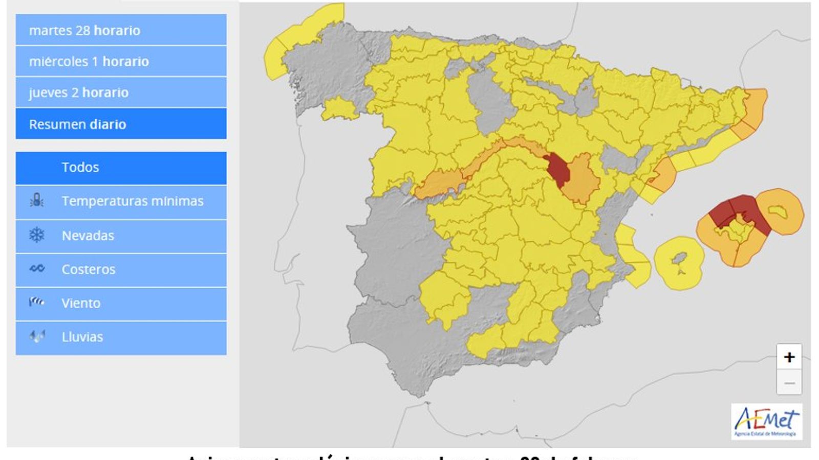 Mallorca hit by heavy snow as Storm Juliette hits Spain - bringing ...