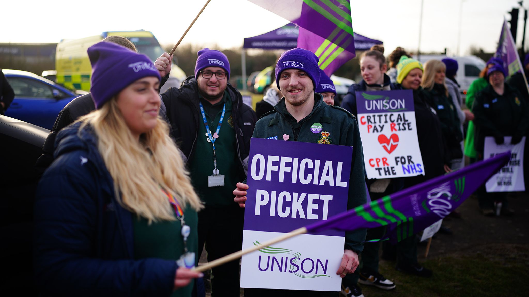 Fresh strikes by paramedics and university workers over pay and ...