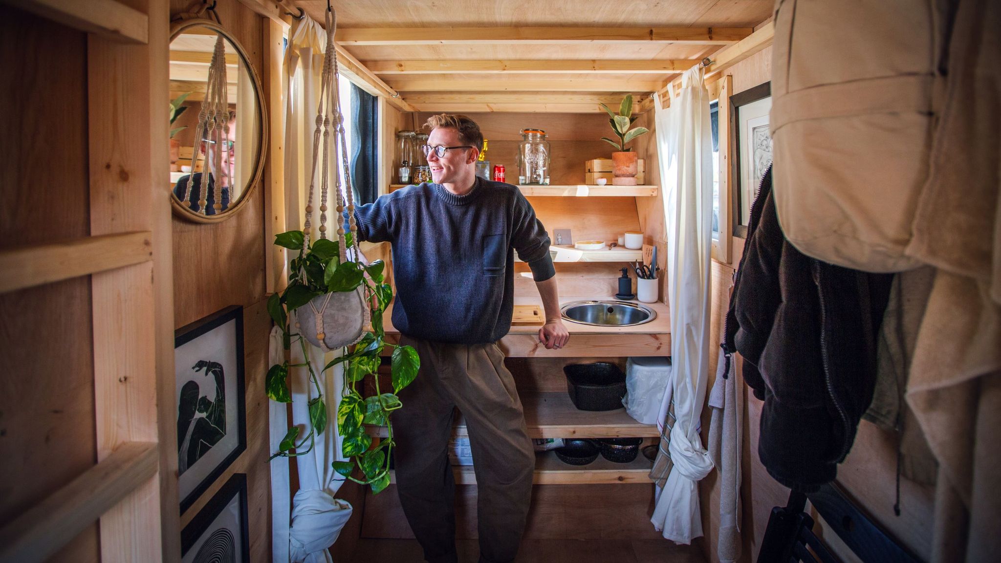 Meet the artist living in a skip to make 'statement' about London's ...