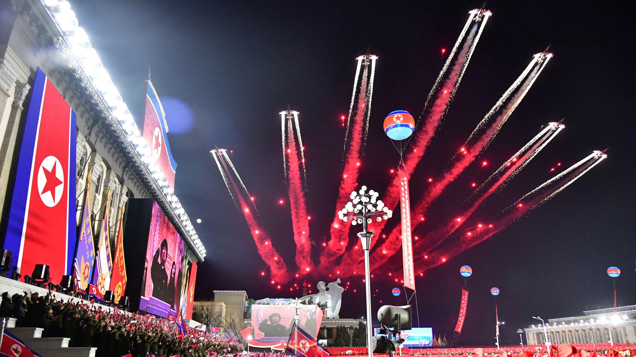 Kim Jong Un shows off North Korea's growing nuclear arsenal at military ...