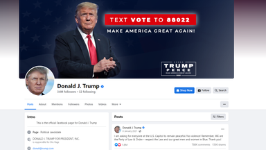 Donald Trump's Facebook and Instagram pages are restored after ban | US ...