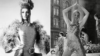 Fashion designer Paco Rabanne - known for his flamboyant Space Age ...