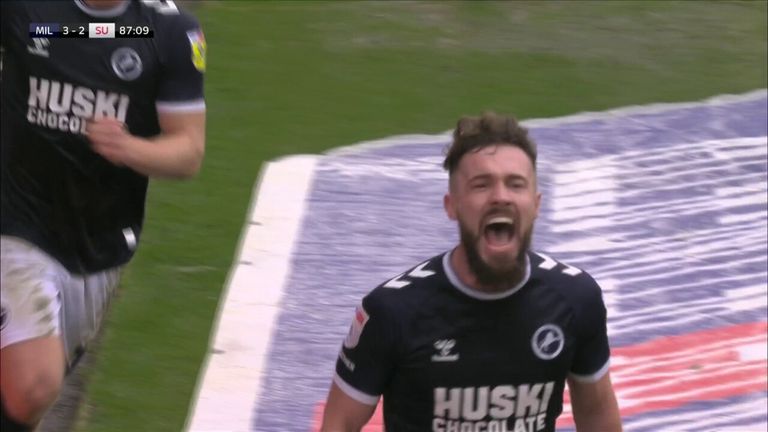 Tom Bradshaw hat-trick restores Millwall's lead | Video | Watch TV Show ...