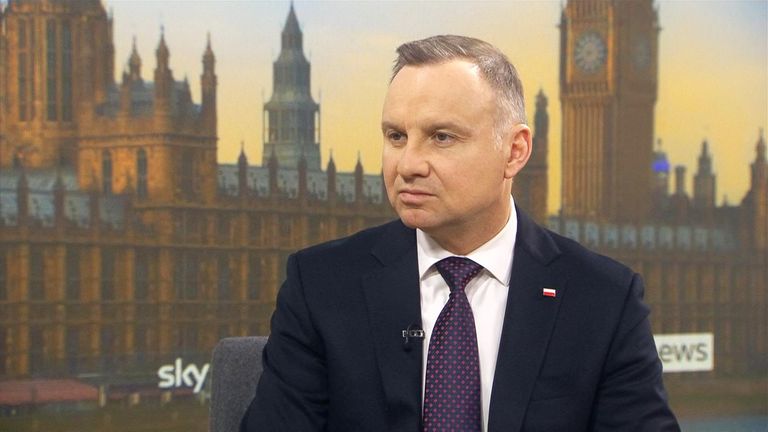President of Poland Andrzej Duda