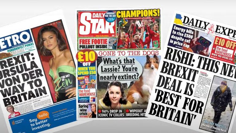 Press Preview: Monday's papers | News UK Video News | Sky News