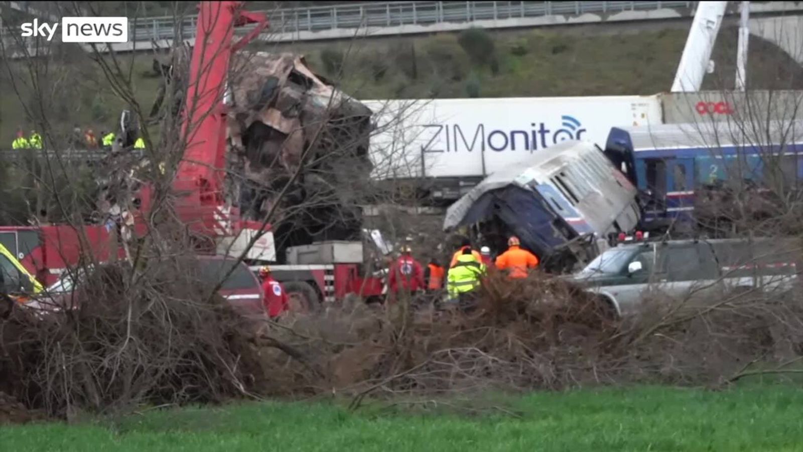 Greek train crash: Death toll rises to 57 as protests erupt over rail ...