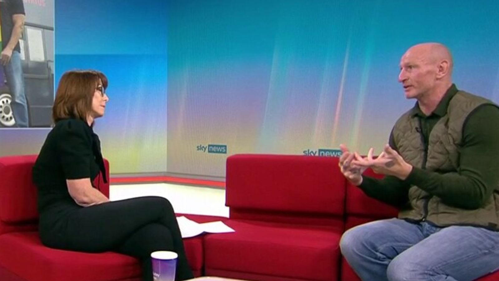 Gareth Thomas speaks to Sky's Kay Burley about the stigma surrounding ...