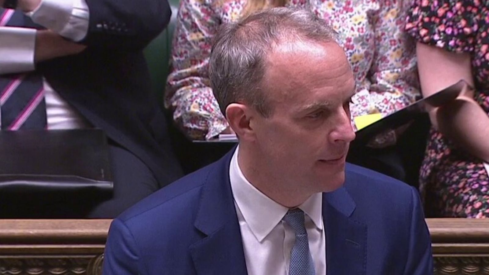 Dominic Raab Gets Paul Ogradys Name Wrong After Sir Chris Bryant Pays