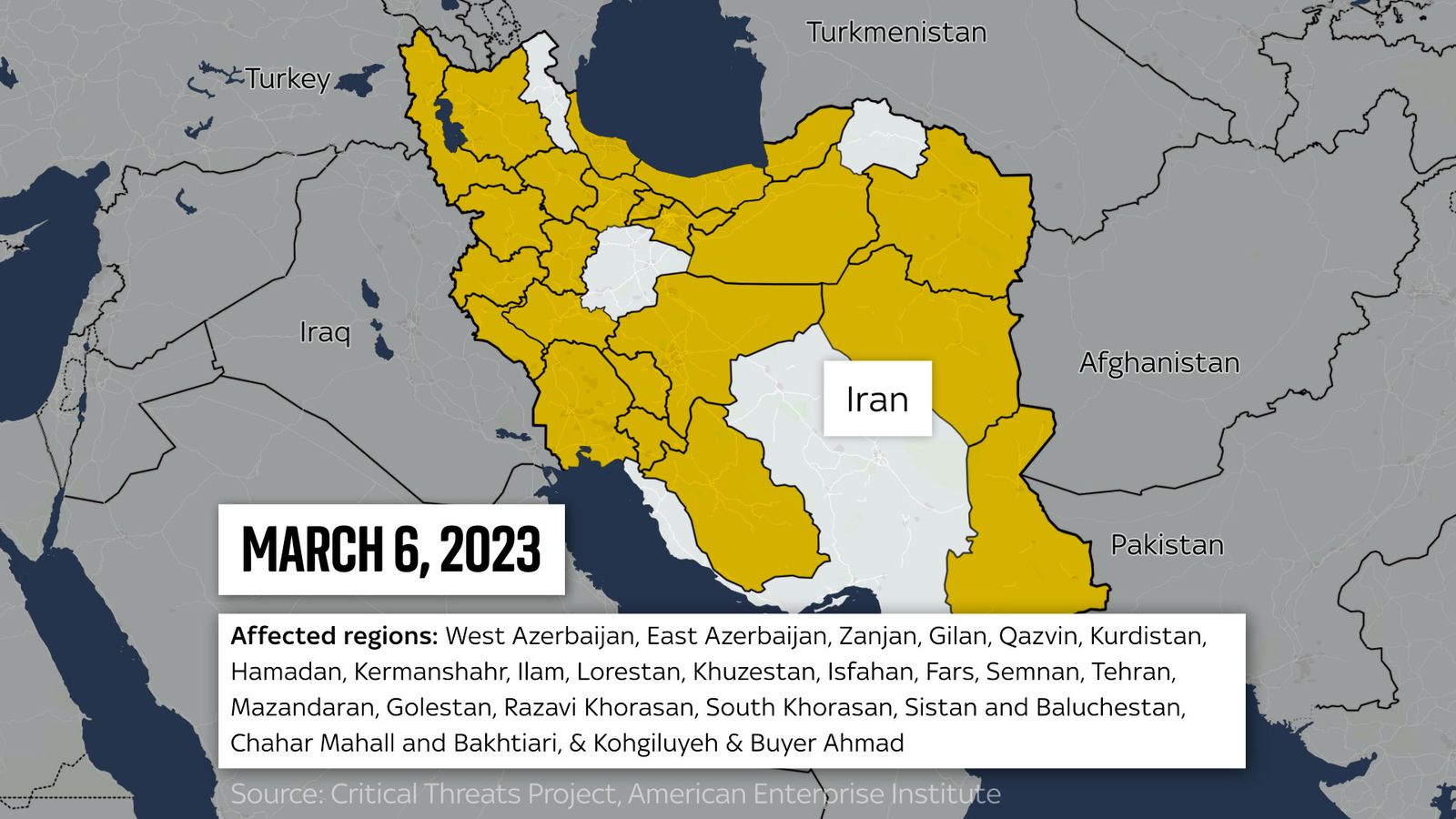 Maps reveal scale of reported poisoning incidents across Iran | World ...