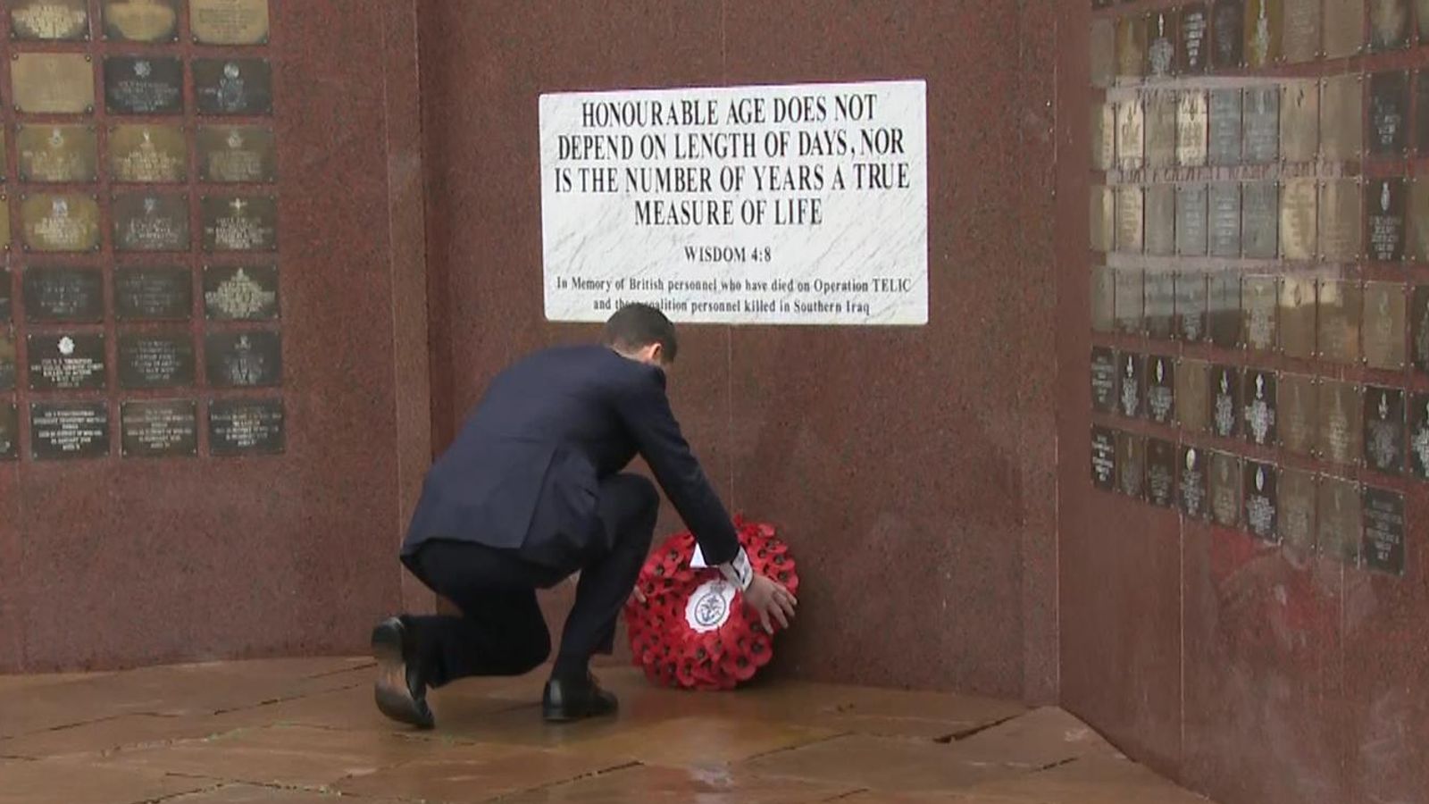Iraq war: Wreath laid at National Arboretum in memory of Britons killed ...