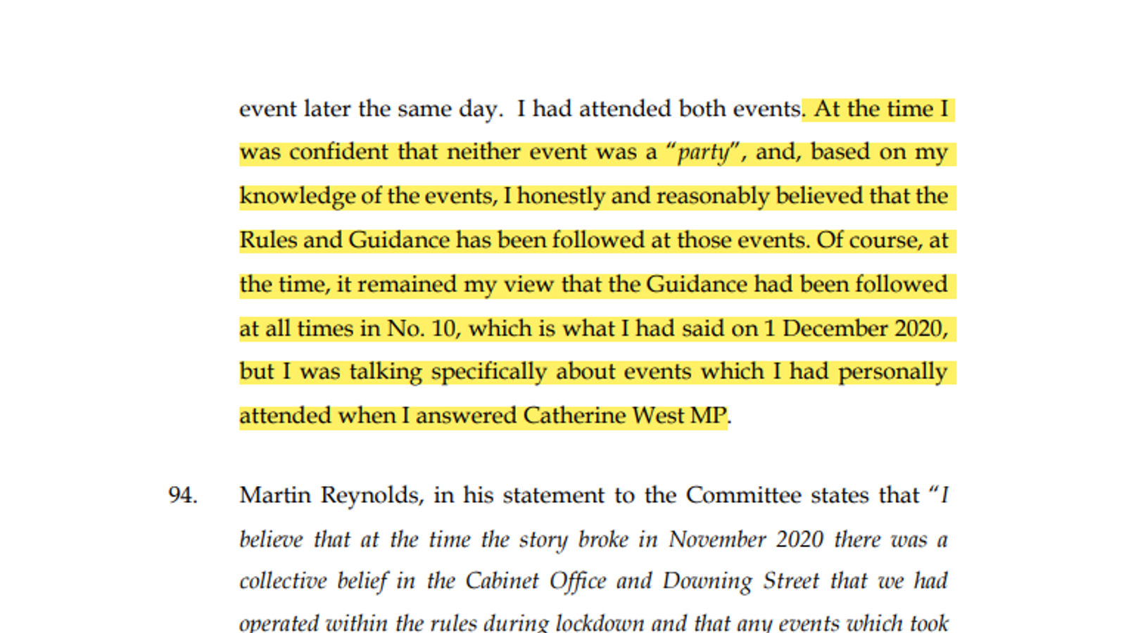 How Boris Johnson defends each of his partygate statements to ...