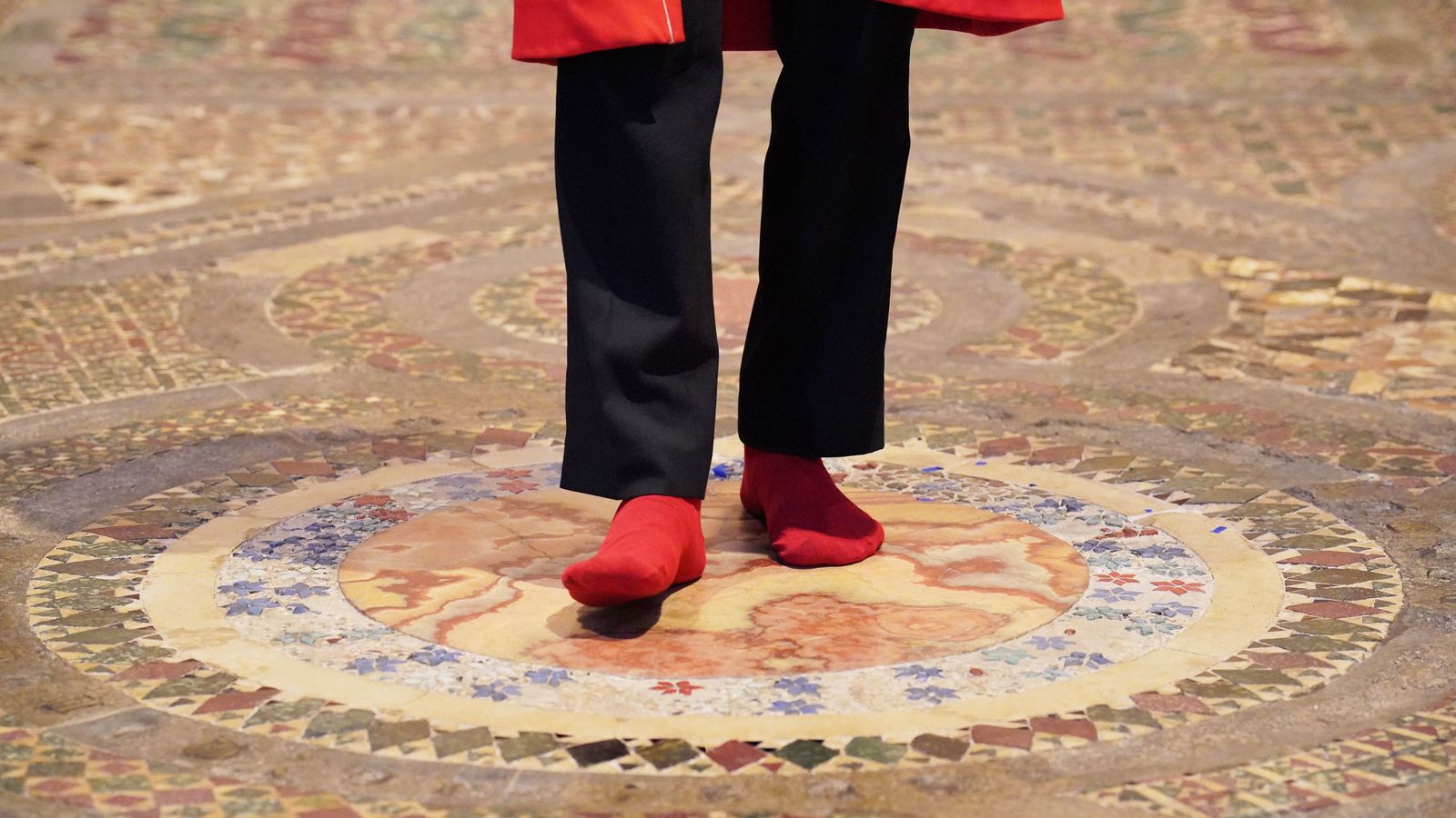 For the first time ever you can stand in the spot where Charles will be ...