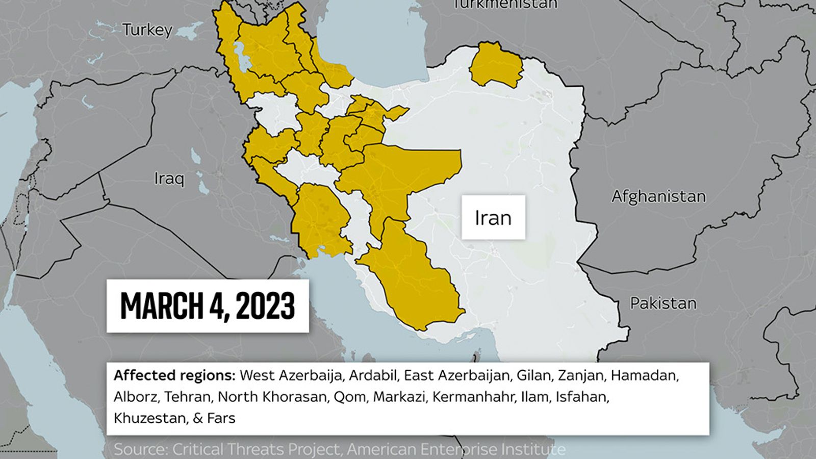 Maps reveal scale of reported poisoning incidents across Iran | World ...