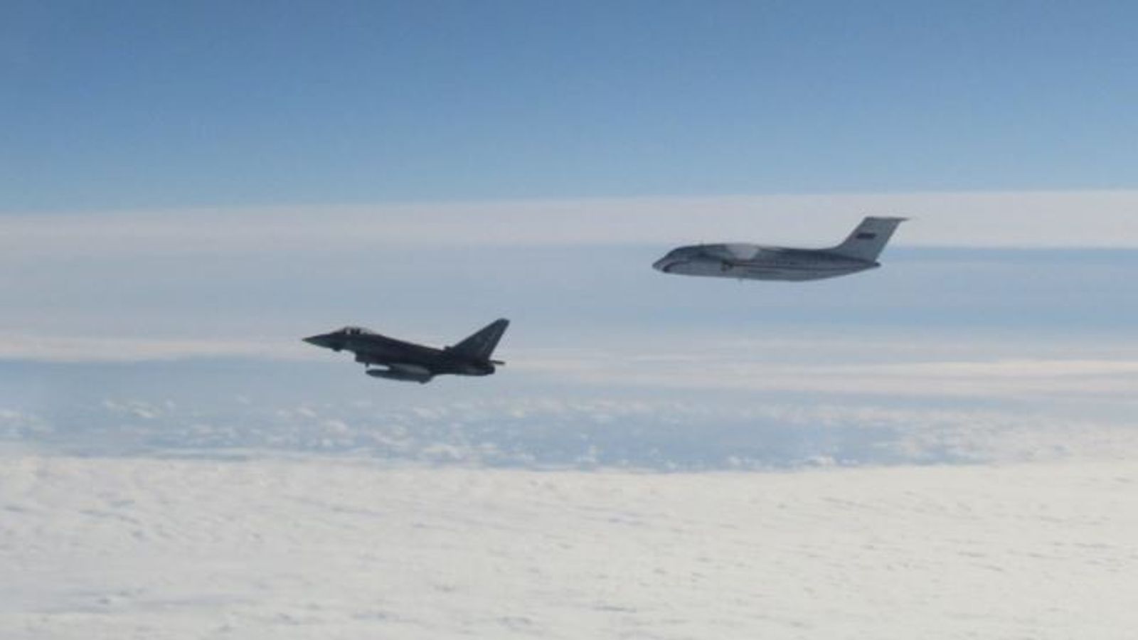 Russian aircraft intercepted by RAF and German air force in first of ...