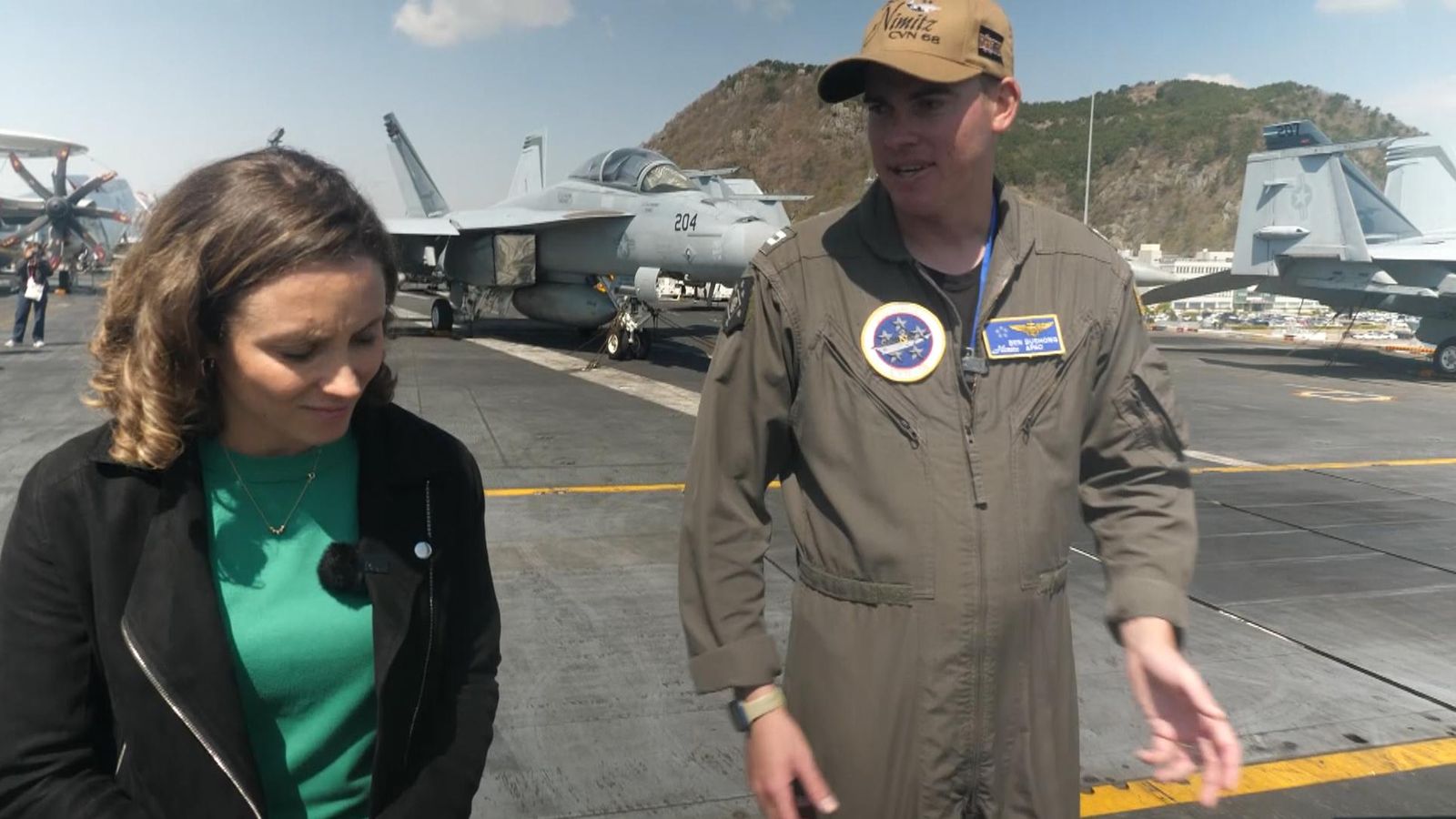 How a US aircraft carrier is part of a high-stakes stand-off in the ...