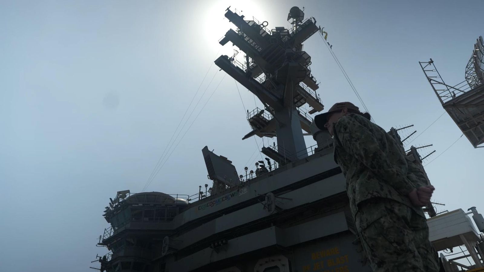 How a US aircraft carrier is part of a high-stakes stand-off in the ...