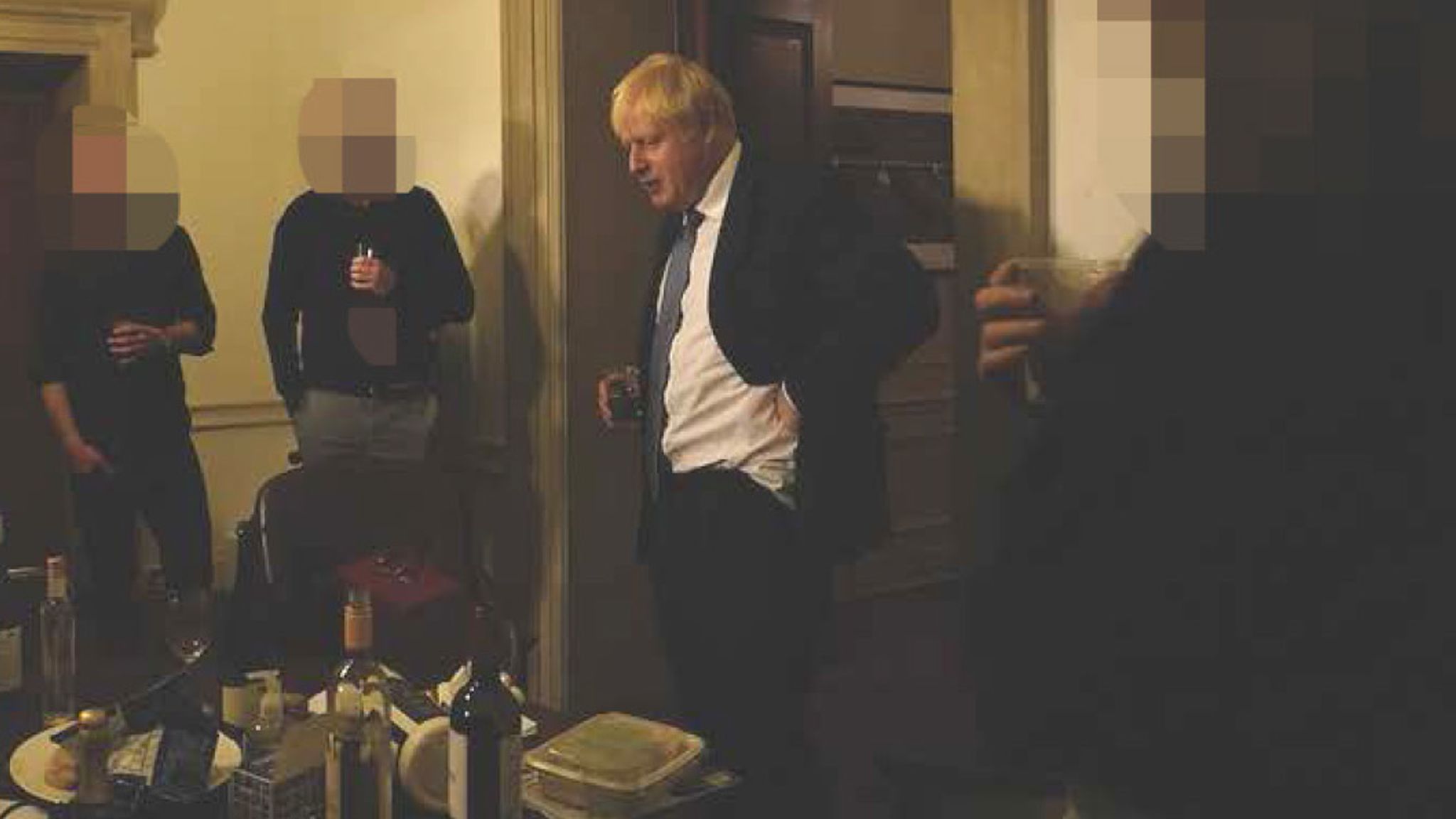 Partygate Inquiry New Photos Of Boris Johnson During Lockdown
