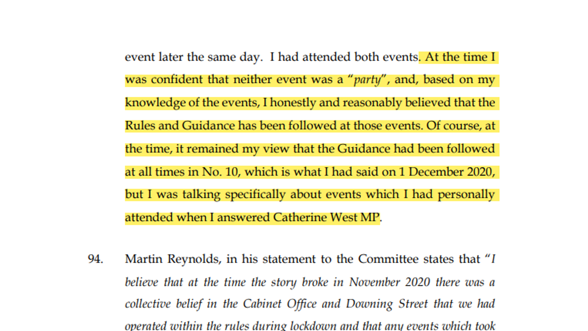 How Boris Johnson defends each of his partygate statements to ...