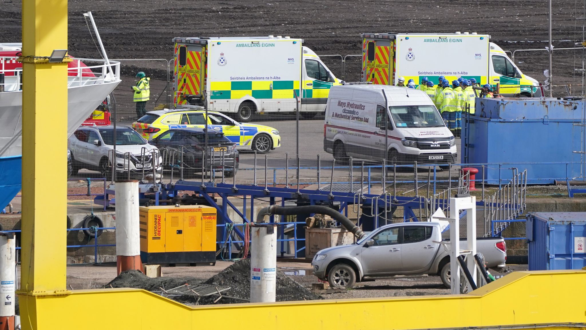 Thirty-three injured with 21 in hospital after large ship dislodges in ...