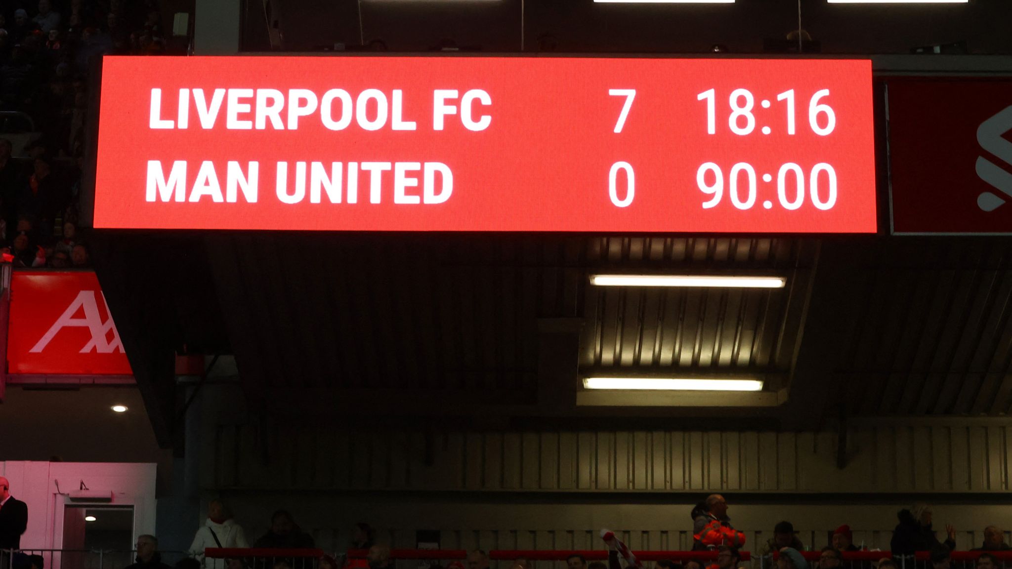 Liverpool thrash Manchester United 7-0 in historic defeat | UK News ...