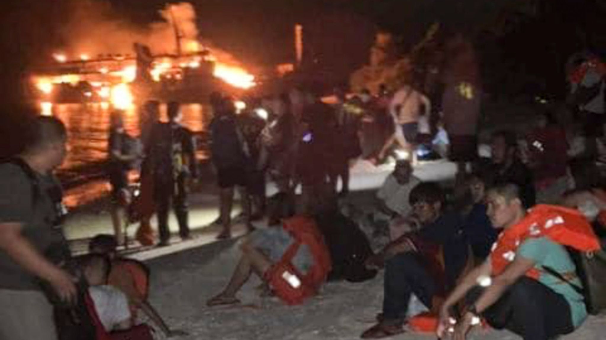 Up to 31 dead after passenger ferry fire in Philippines | World News ...