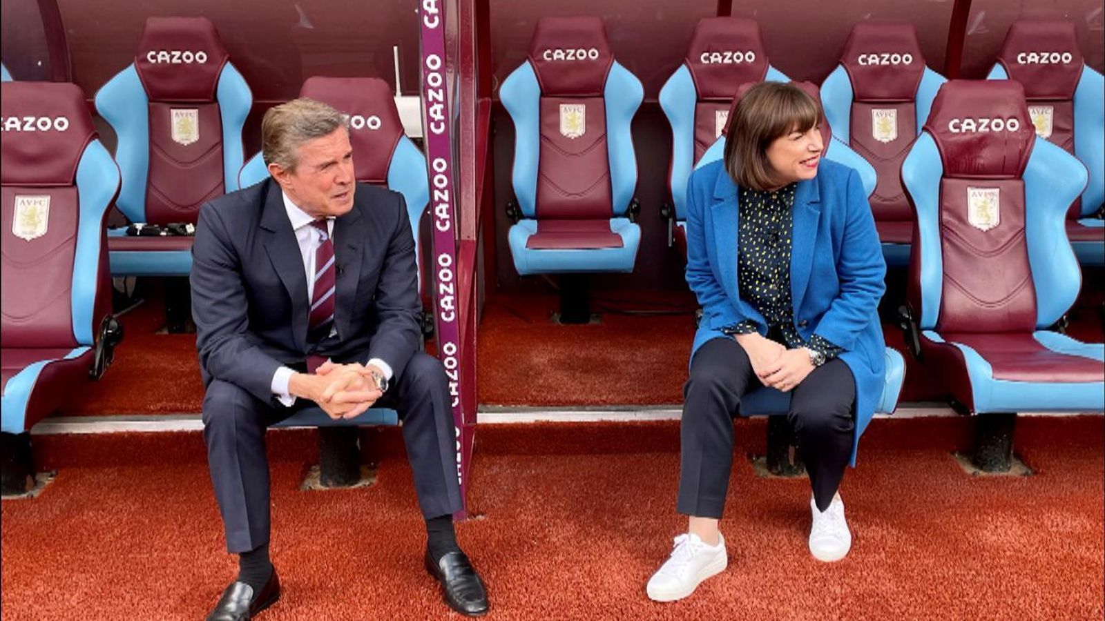 Beth Rigby get a tour of Villa Park from the club's CEO Christian ...