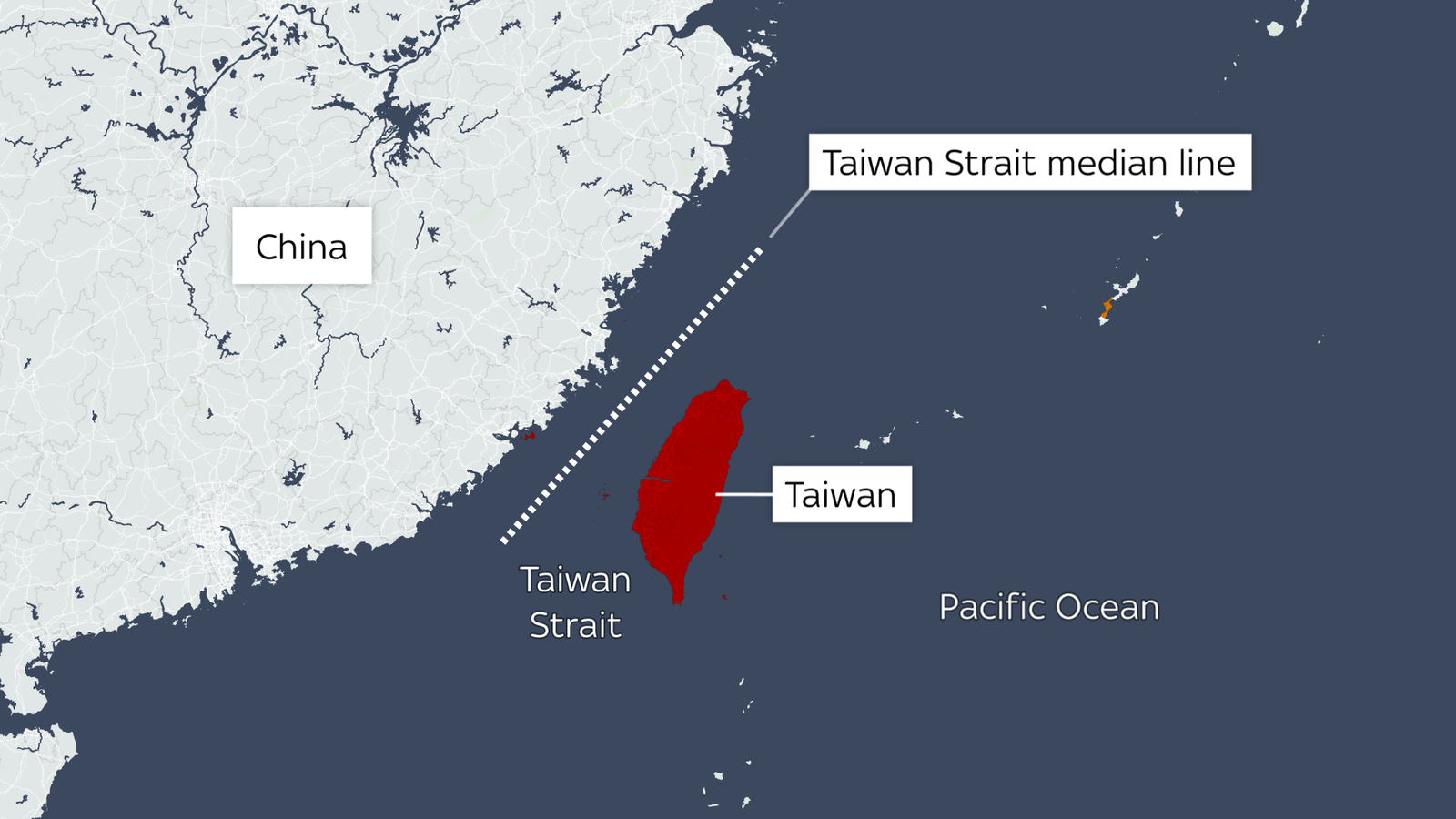 China and Taiwan ships in stand-off near sensitive buffer zone | World ...